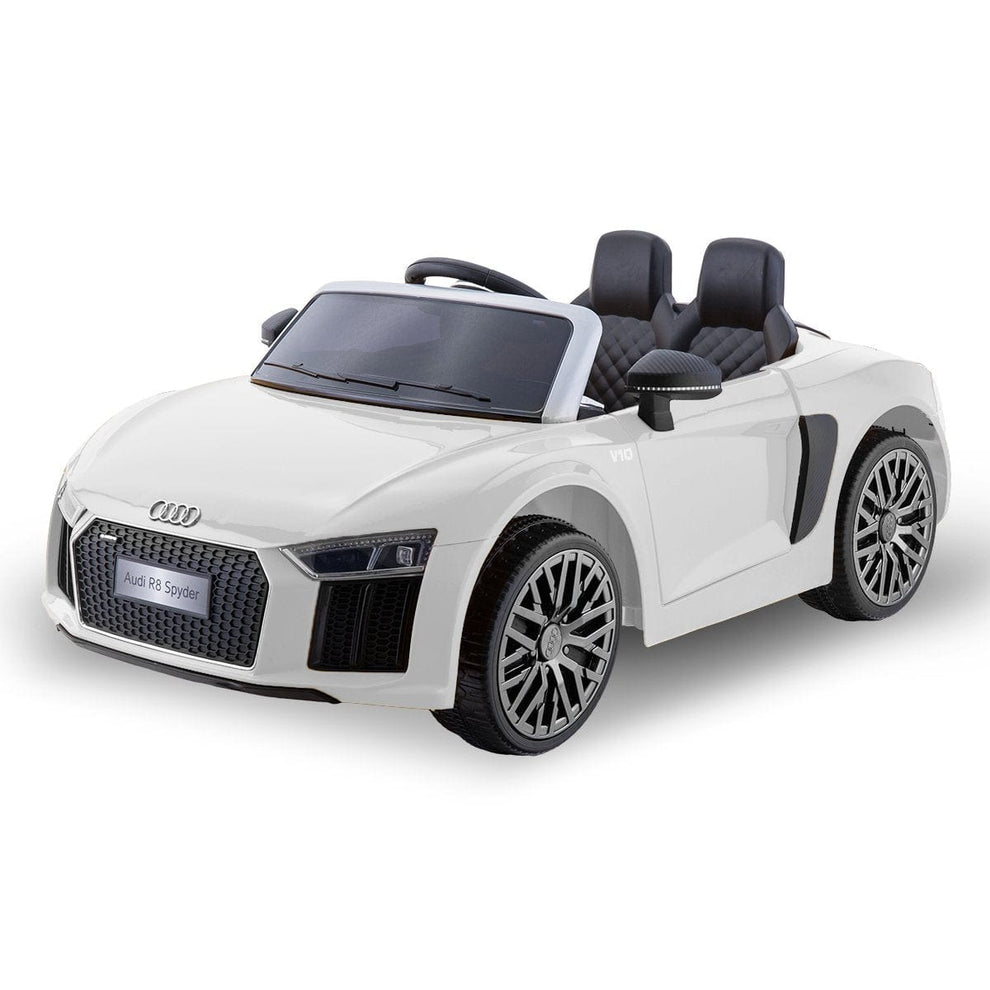Ride on Audi R8 Spyder - White – ReadySteadyPlay